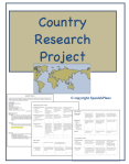 Country Research Project | SpanishPlans.org