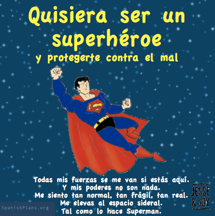 Superheroes | SpanishPlans.org