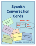 Spanish Speaking Activities | SpanishPlans.org