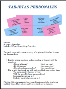 Starting the school year | SpanishPlans.org