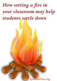 Adding Fireplace to your classroom | SpanishPlans.org