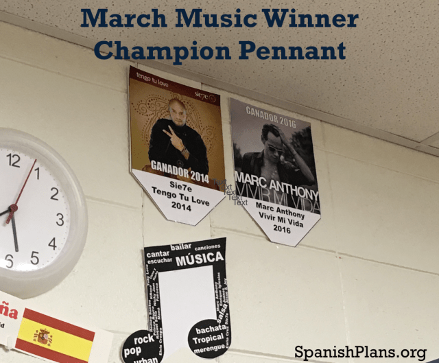 March Music Champion | SpanishPlans.org