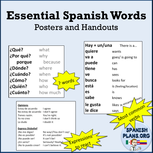 React in Spanish | SpanishPlans.org