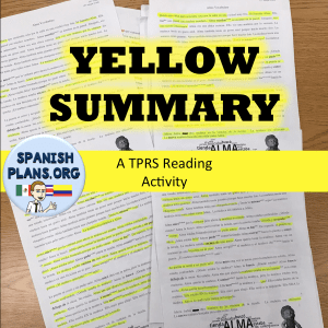 Yellow Summary | SpanishPlans.org