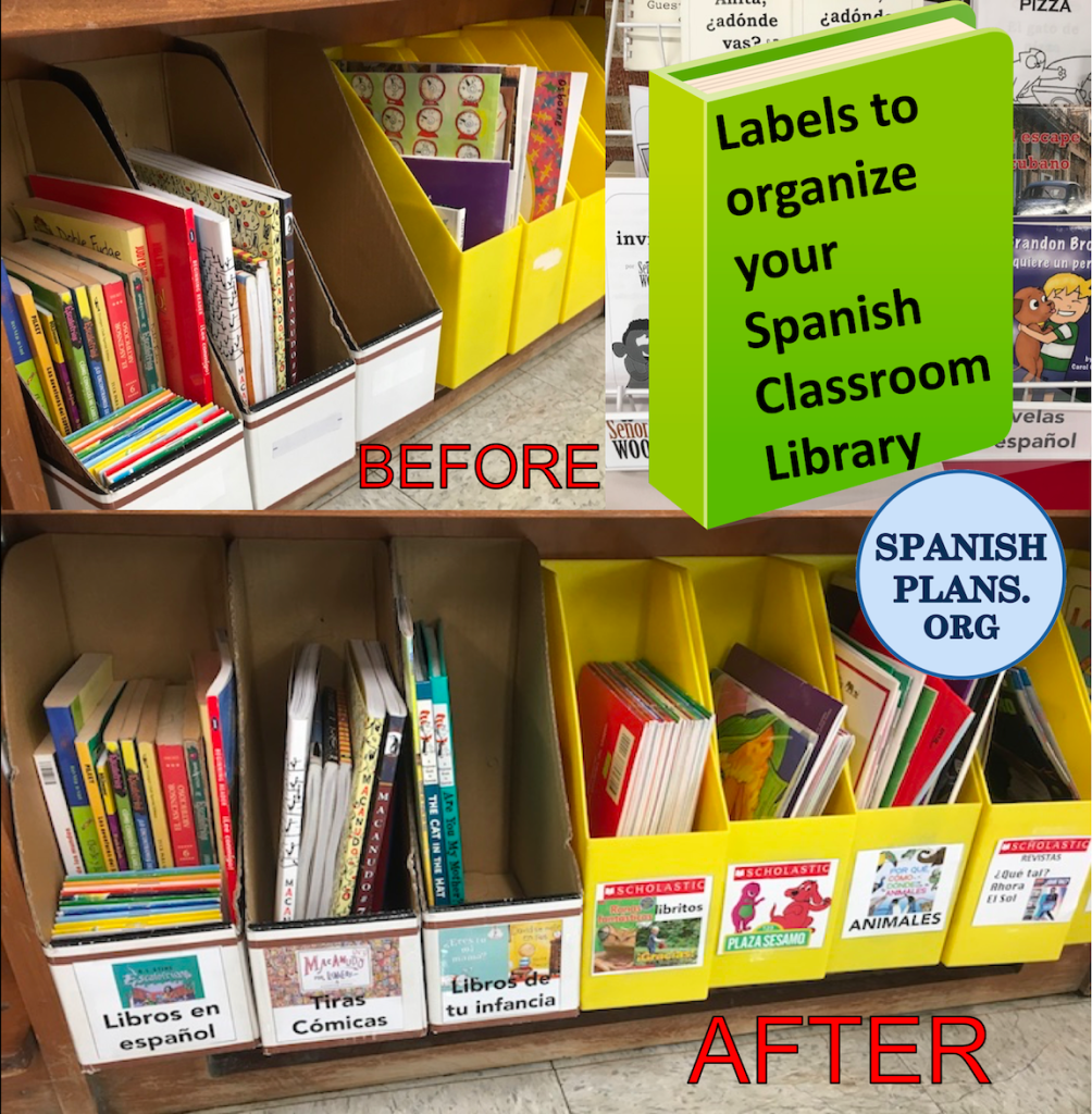 FVR Classroom Library Labels | SpanishPlans.org