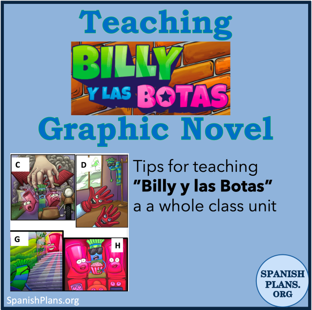 Teaching Graphic Novel Billy y las Botas | SpanishPlans.org