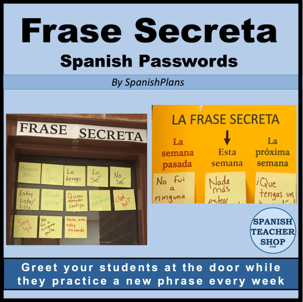 Frase Secreta: Spanish Passwords | SpanishPlans.org