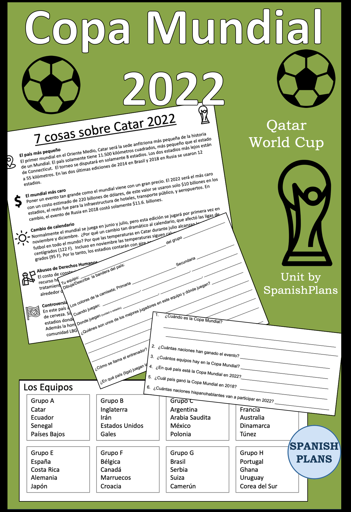 Copa Mundial 2022 | SpanishPlans.org