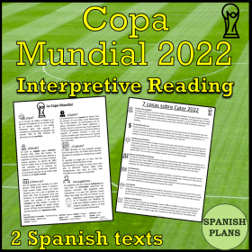 World Cup a week away | SpanishPlans.org